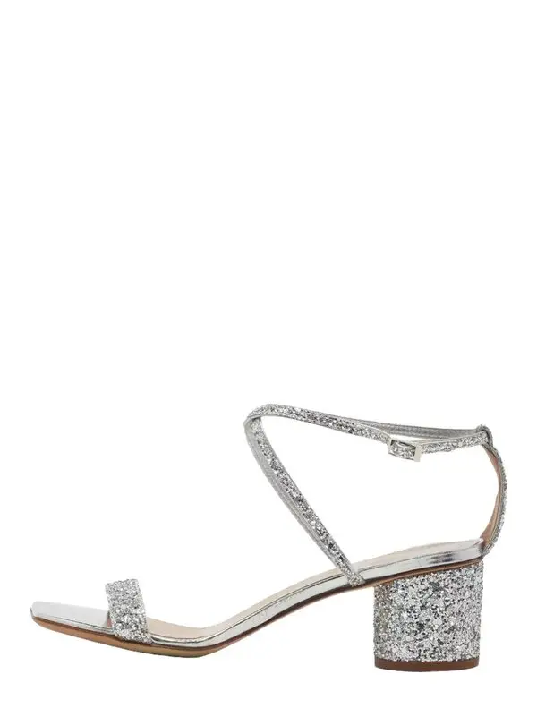 GIUSEPPE ZANOTTI Tara Heeled Sandals - Silver