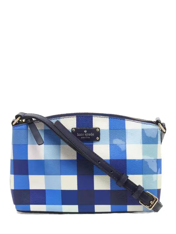 Kate Spade New York Millie Gingham Crossbody Bag - Blue