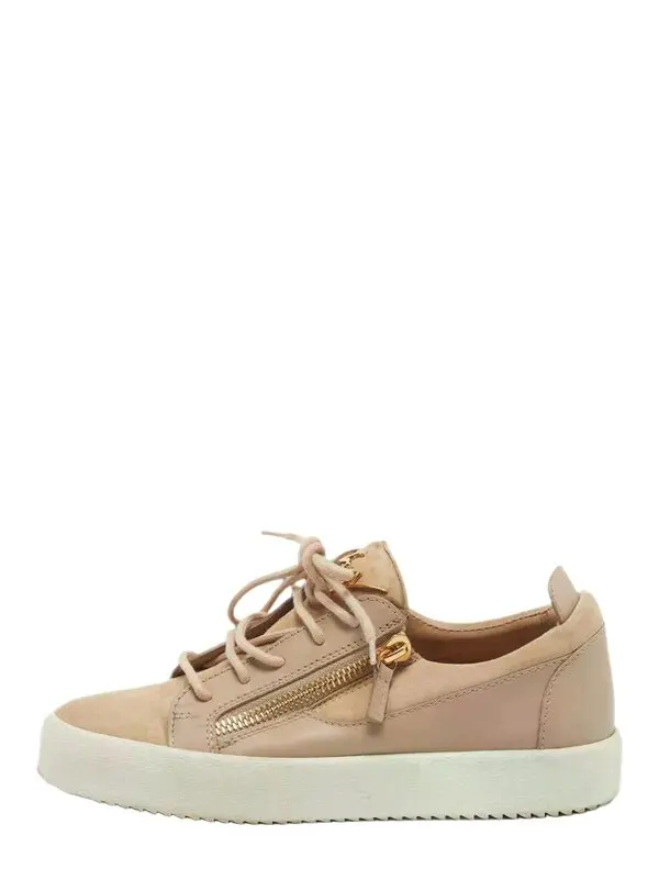 GIUSEPPE ZANOTTI Panelled Zip-up Sneakers - Neutrals