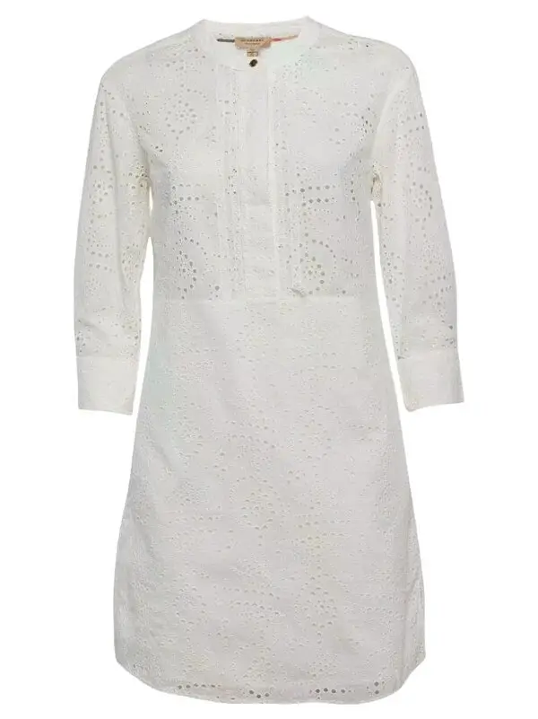 Burberry Daniela Long-sleeve Mini Dress - White