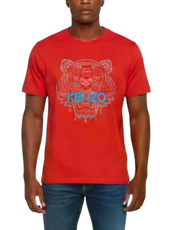 Kenzo Tiger-print T-shirt - Red