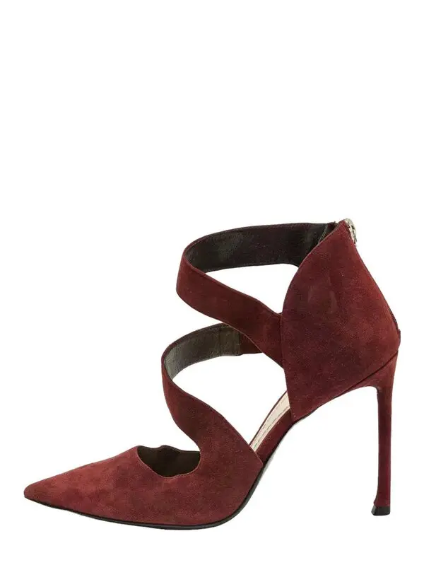 Dior D'orsay Pointed-toe Pumps - Red