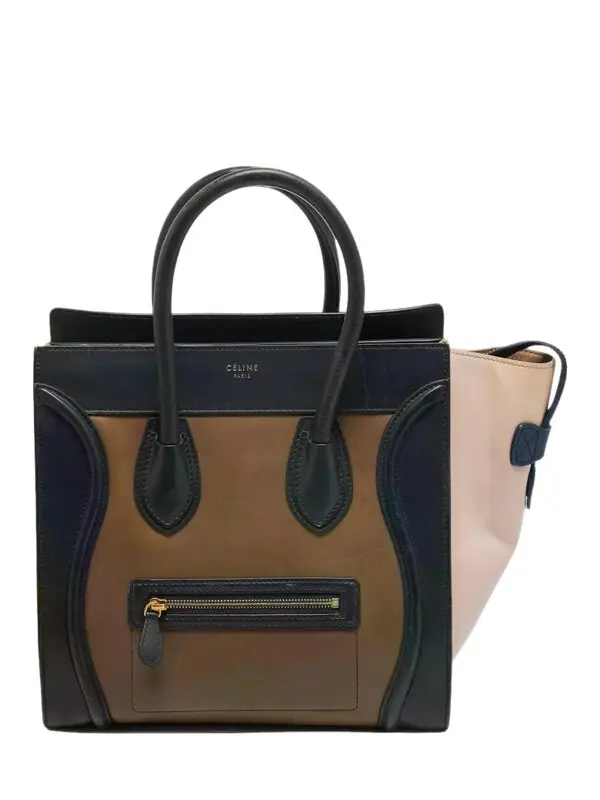 Celine Mini Luggage Tote Bag - Neutrals