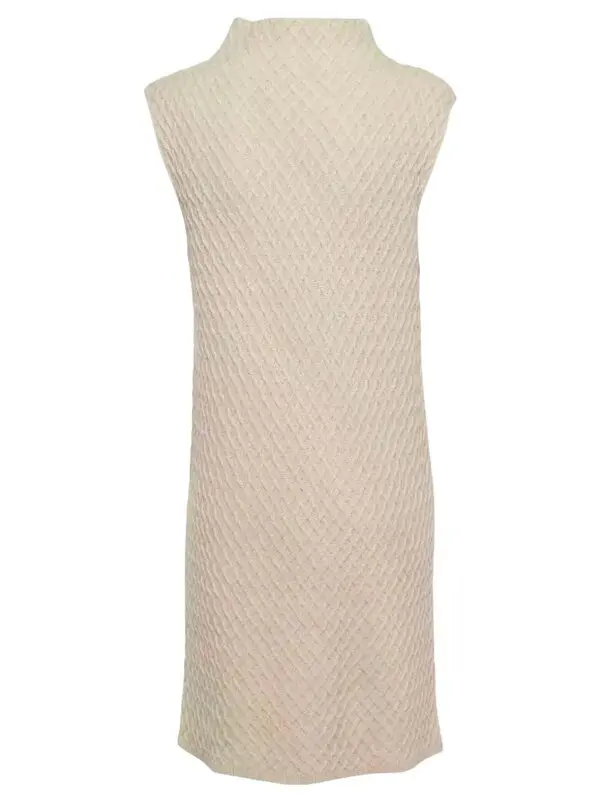 Max Mara Sleeveless Knitted Midi Dress - Neutrals