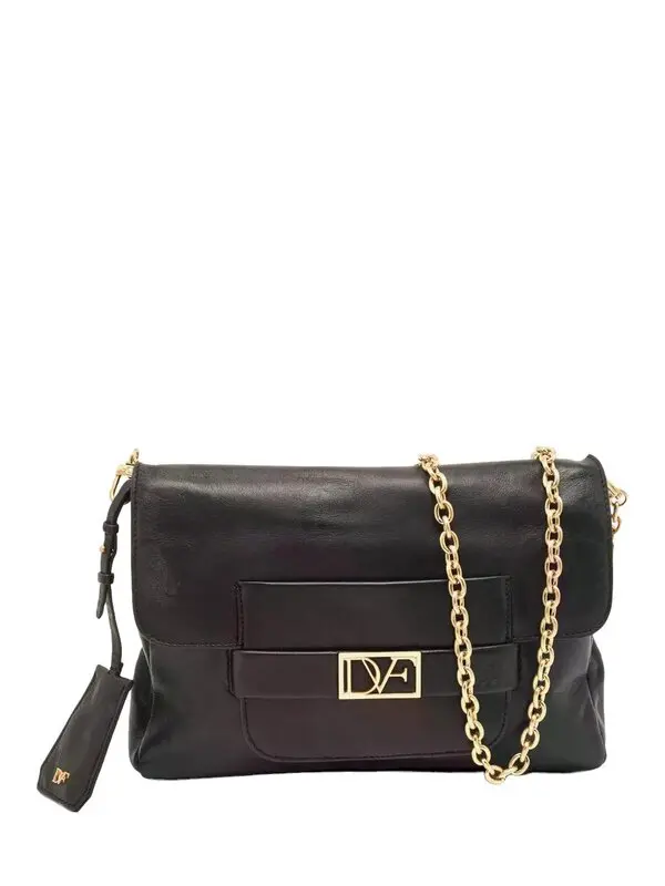 Diane Von Furstenberg Mimosa Chain Shoulder Bag - Black