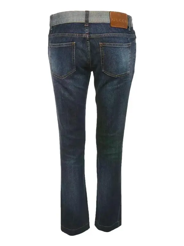 Gucci Horsebit Skinny Jeans - Blue