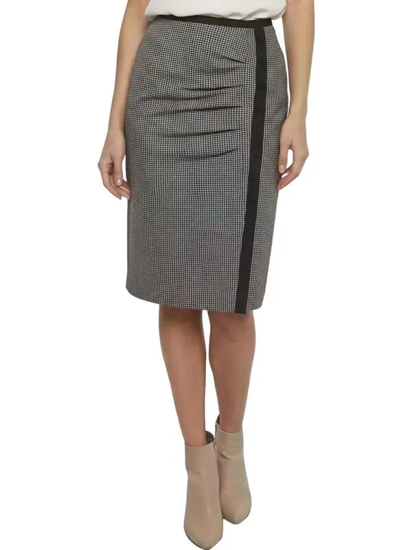Sportmax Draped Midi Skirt - Black