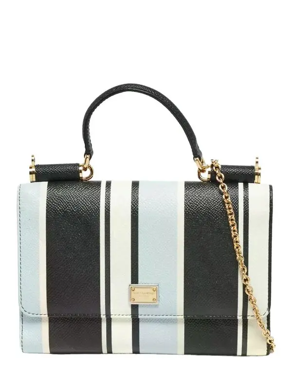 Dolce & Gabbana Sicily Wallet On Chain Bag - Black