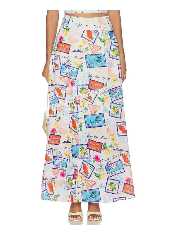 CURAAE BY ELLIATT Naelle Maxi Skirt In . Also - Multi