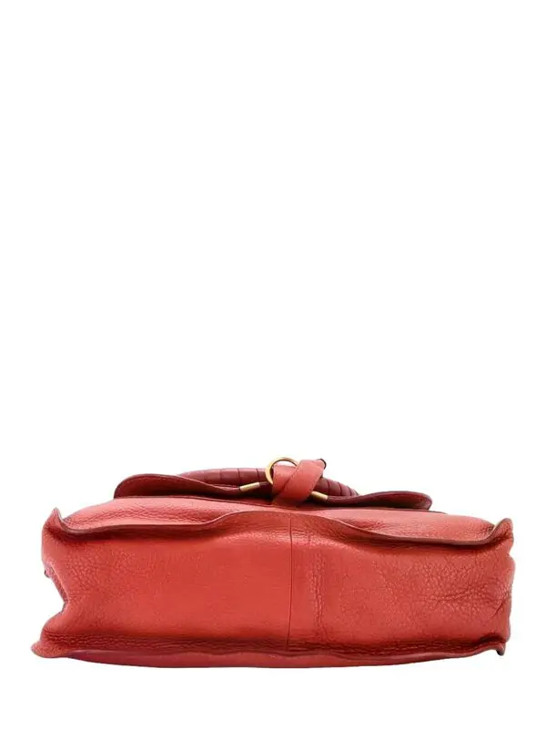 Chloé Marcie Leather Medium Shoulder Bag - Red