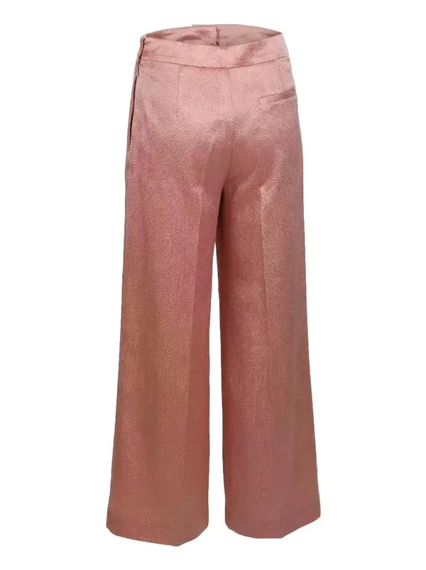 Valentino Garavani Old Rose Wide Leg Pocket Trousers - Pink