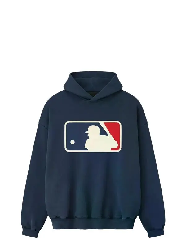 Fear Of God X Mlb Cotton Hoodie - Blue
