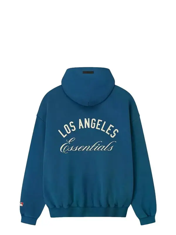 Fear Of God Los Angeles Logo Hoodie - Blue