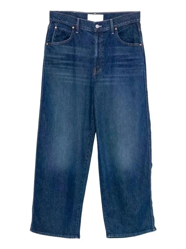MOTHER Classic Five Pockets Wide-leg Jeans - Blue