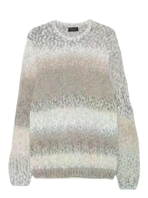 DONDUP Gradient Effect Chunky Knit Sweater - Grey