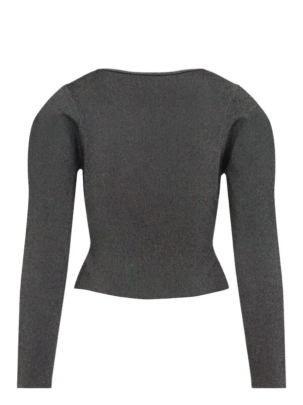 Jacquemus Sera Button-up Scoop-neck Cardigan - Grey