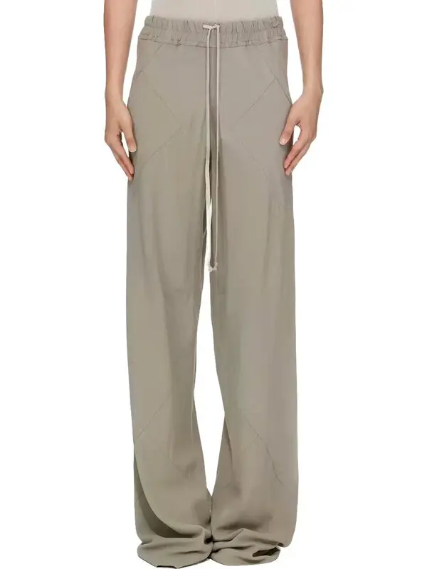 Rick Owens Drawstring Wide-leg Trousers - Grey