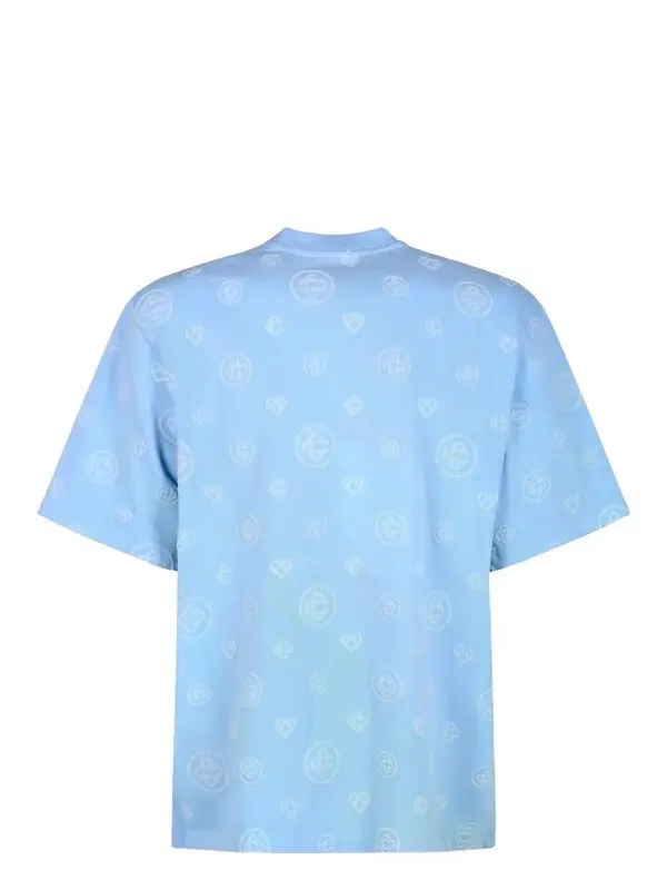 Casablanca Monogram Short-sleeve T-shirt - Blue