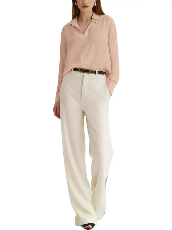 FRAMBOISE Levent Silk Shirt - Pink