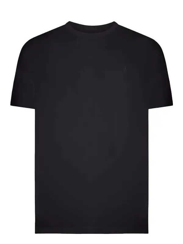 JW Anderson Anchor-embroidered T-shirt - Black