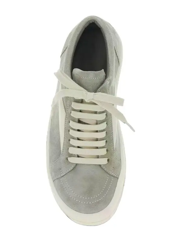 Rick Owens Suede Low-top Sneakers - Grey