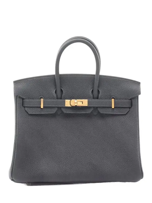 Hermès Birkin 25 Togo Leather Handbag - Grey