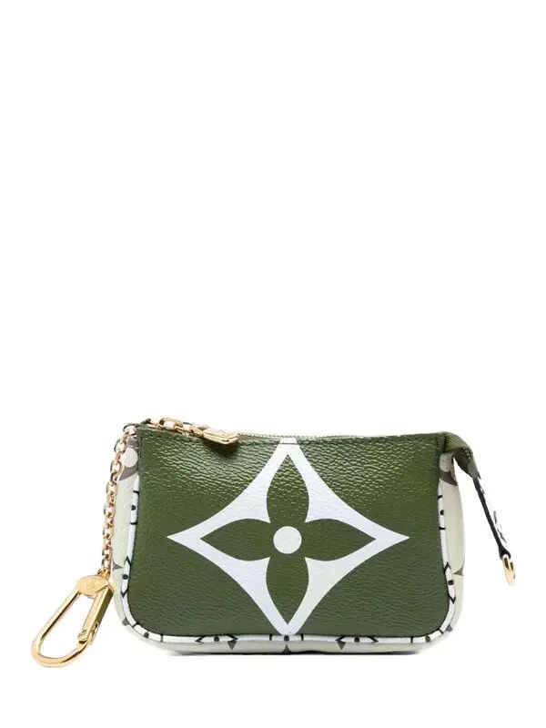 LOUIS VUITTON 2019 Monogram Giant Micro Pochette Accessoires Pouch - Green