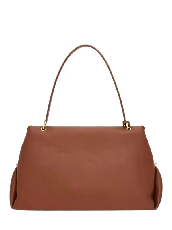 FERRAGAMO Gancini Handbag - Brown