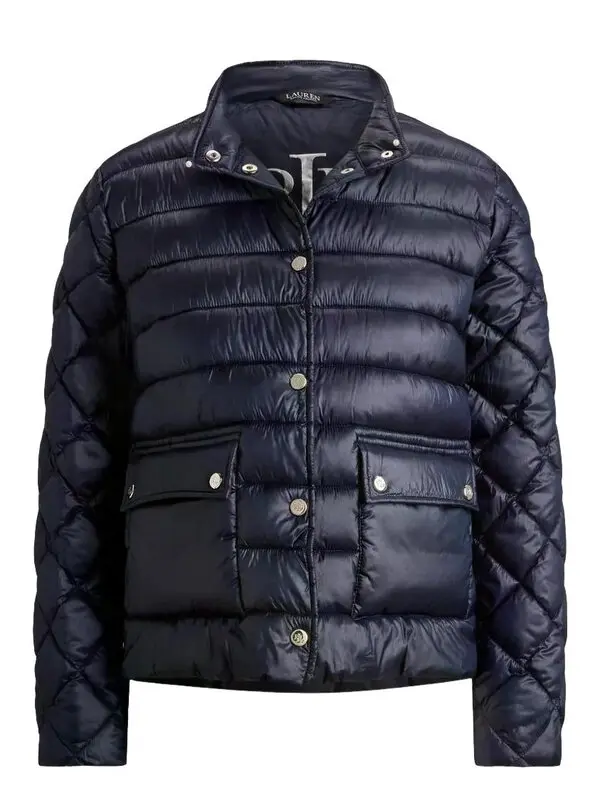 Ralph Lauren Quilted Mockneck Jacket - Blue