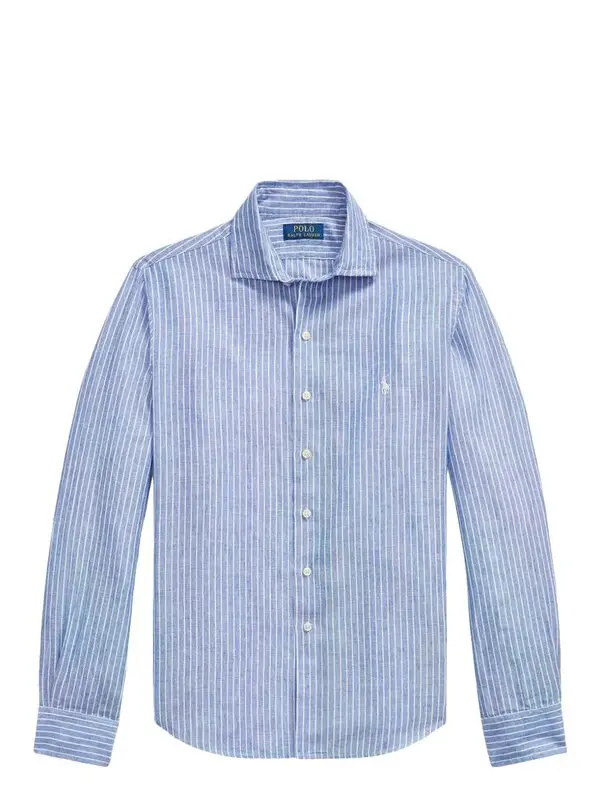 Polo Ralph Lauren Striped Seersucker Shirt - Blue