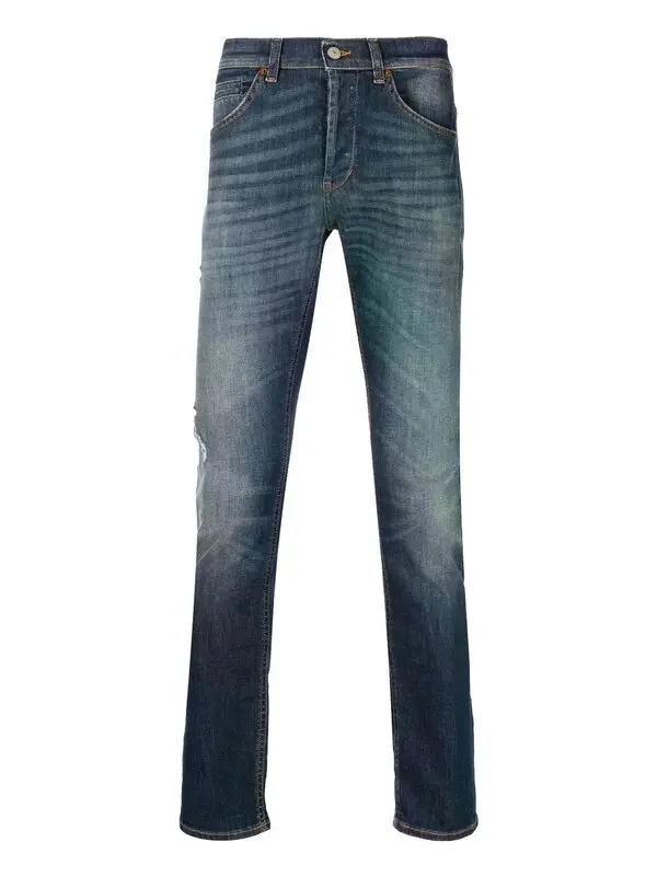 DONDUP Slim Cut Denim Jeans - Blue