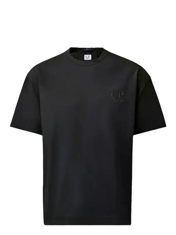C.P. COMPANY 20/1 Jersey Short-sleeve Boxy T-shirt - Black