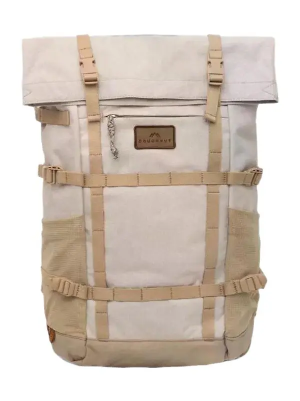 DOUGHNUT Paratrooper Happy Camper Backpack With Strap Details - Neutrals