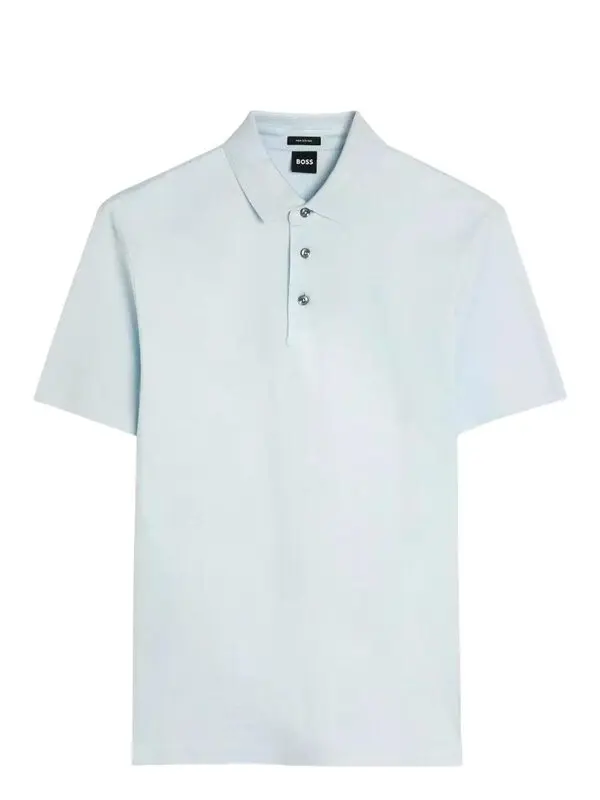 BOSS Cotton-pique Polo Shirt - Blue