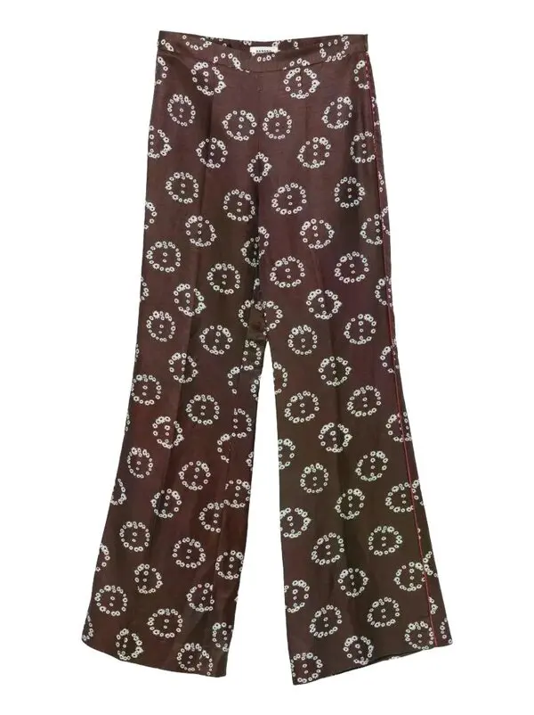 Sandro Palazzo Pants - Brown
