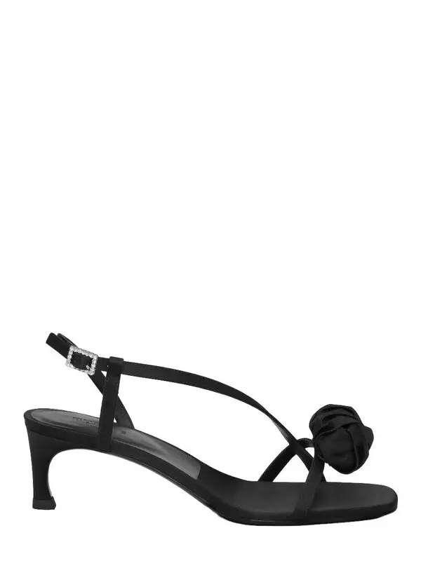ROTATE BY BIRGER CHRISTENSEN Knot Strappy Sandals - Black