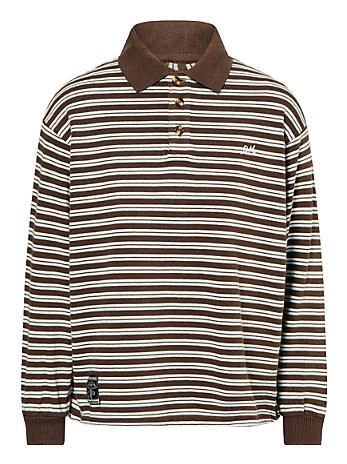 DAMSON MADDER Striped Cotton Rugby Sweatshirt - Multi