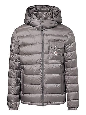 Moncler Down-filled Woven Hooded Jacket - Grey