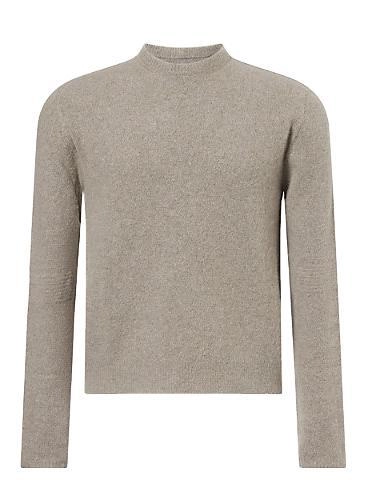 Rick Owens Crew Neck Cashmere Blend Jumper - Dust