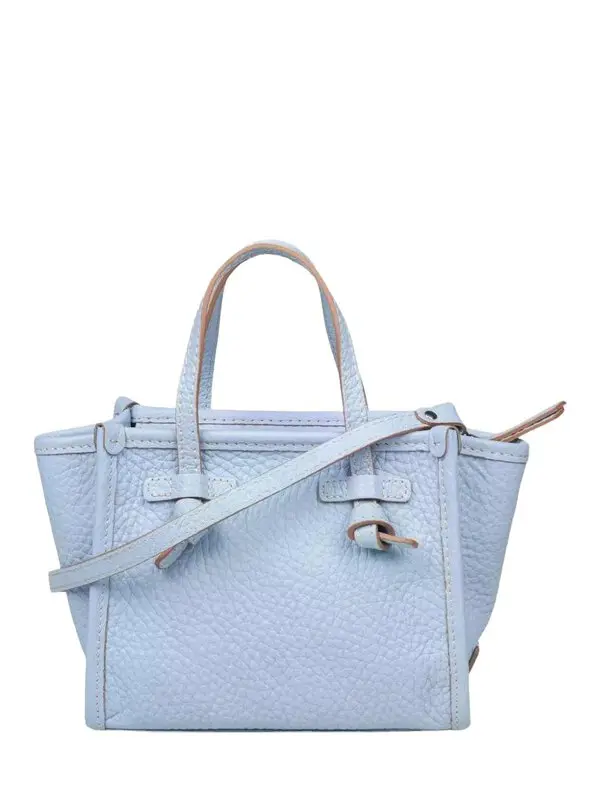 GIANNI CHIARINI Miss Marcella Pebbled Leather Tote Bag - Blue