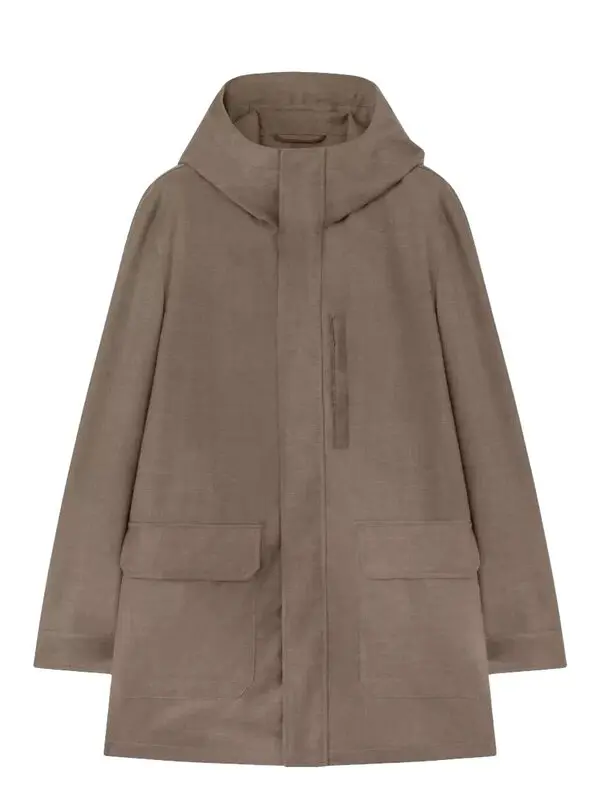 RETORI Retro Water-repellent Wool Parka - Neutrals