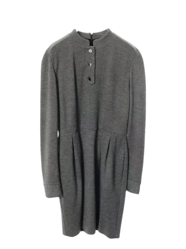 Gucci 2010s Long-sleeve Mini Dress - Grey