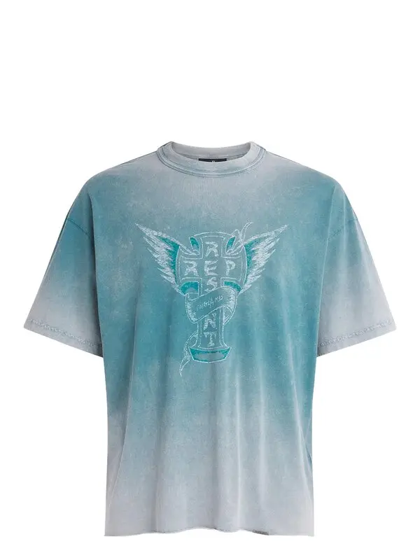 REPRESENT Cotton Westside T-shirt - Blue