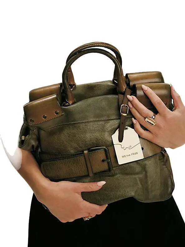 We The Free Belted Mini Tote - Olive