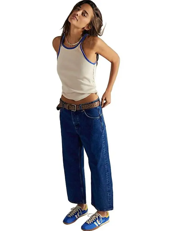 We The Free Deep Trance Dropped Boyfriend Jeans - Another Dimension