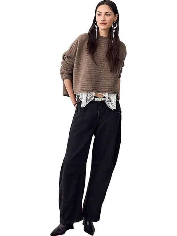 We The Free Mid-rise Barrel Jeans - Soundwave