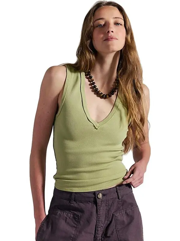 We The Free Neria V-neck Tank Top At - Snakeskin