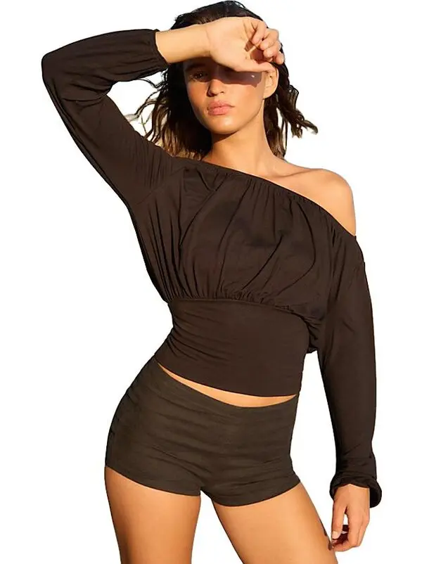 Free People Daphne Top At - Black