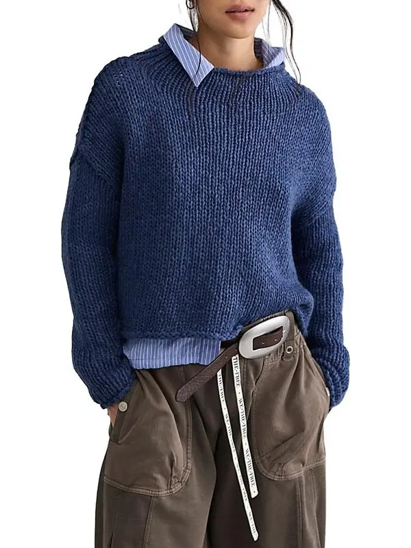 Free People Opal Rollneck Knit Jumper - Osiris