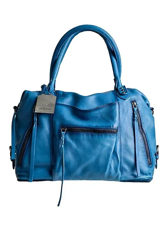 We The Free Emerson Tote Bag - Blue Pattern
